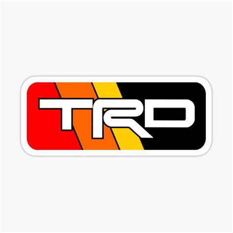 Toyota Trd Heritgae Vintage Logo Sticker For Sale By Flatsixgraphics