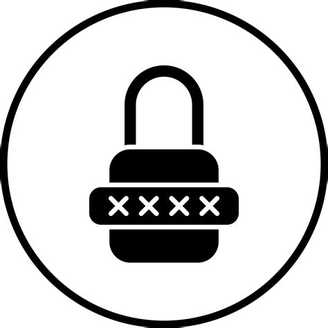 Password Vector Icon Style 22240566 Vector Art At Vecteezy