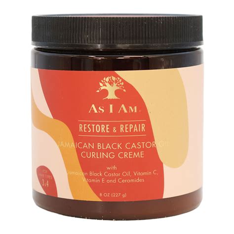 As I Am Restore Repair Jamaican Black Castor Oil Curling Creme 8 Oz