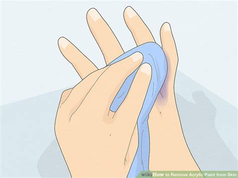 4 Ways To Remove Acrylic Paint From Skin WikiHow
