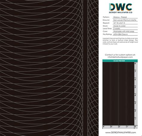 Groovy Thread The Detroit Wallpaper Co