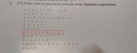 Duda Sobre La Correcta Interpretación De Una Expresión En C Stack