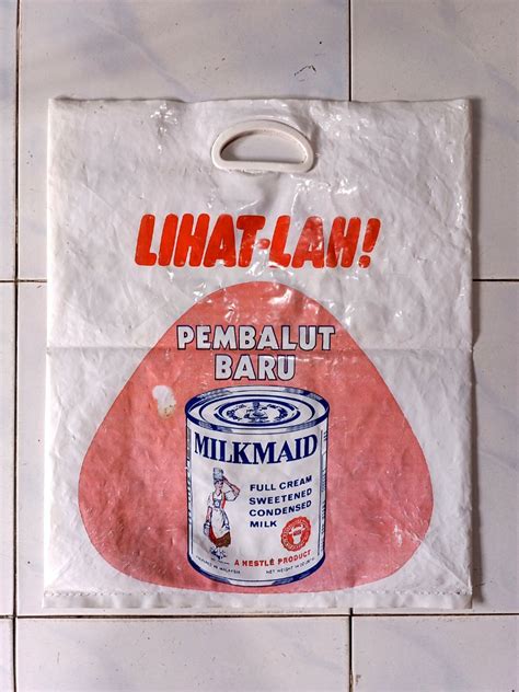 Vintage Plastik Bag Susu Cap Junjung Hobbies And Toys Collectibles And Memorabilia Vintage