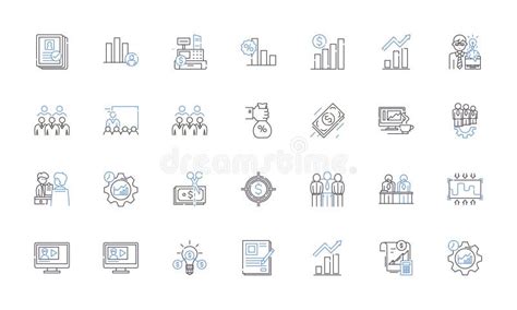 Assessment Line Icons Collection Evaluation Diagnosis Measurement