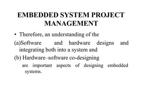 Unit 1 Embedded System Project Managementpptx