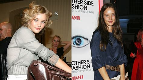 13 Super Cute Rosie Huntington Whiteley Throwback Photos Harpers