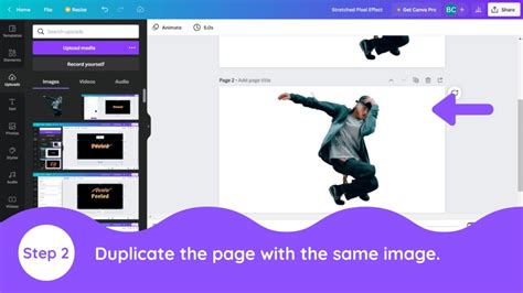 how to create a pixel stretch effect in canva blogging guide
