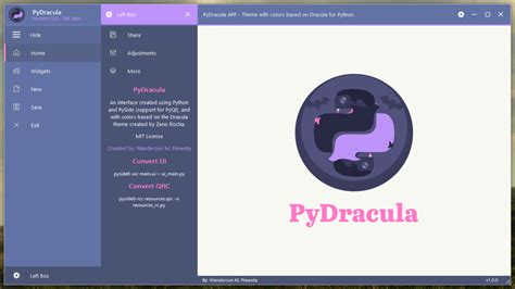 Pydracula：用 Pyside6 和 Pyqt6打造现代感 Python Gui 的利器 Csdn博客