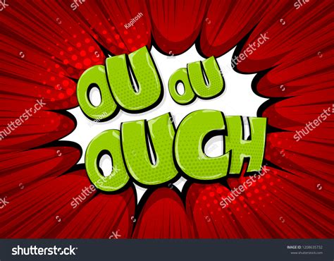 Omg Ouch Oops Comic Text Speech Stock Vector (Royalty Free) 1208635732 | Shutterstock