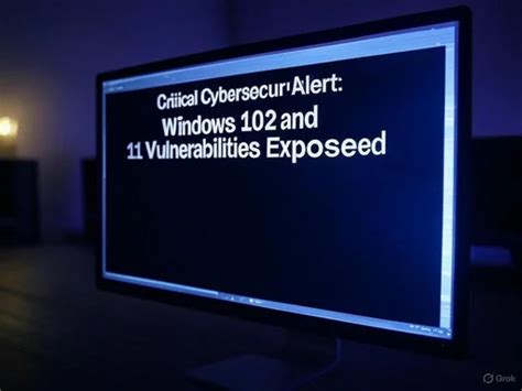 Critical Cybersecurity Alert Windows 10 And 11 Vulnerabilities Exposed