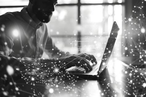 Premium Photo Businessman Developing Iot Software On Laptop For Digital Technology