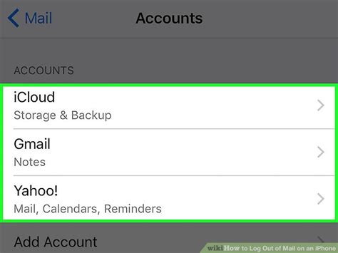 How To Log Out Of Mail On An IPhone Steps With Pictures