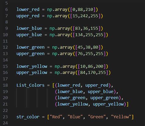 ตรวจจับวัตถุและแยกสีด้วยวิธี Hsv Filter โดยใช้ Python และopencv Tesr Shop