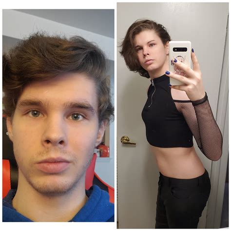 Pre Hrt To Six Months Hrt How Am I Doing So Far Im Not Wearing Any