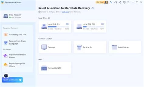 How To Initialize Disk On Windows Without Losing Data Using 4ddig Data Recovery