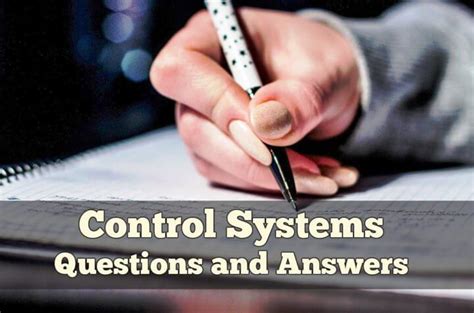 top 100 objective type questions answers on control systems