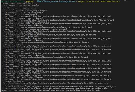 Error In Batchnorm Operation During Training · Issue 30 · Zju3dvneuralrecon · Github