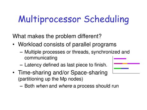 Outline For Today Advanced Topics In Scheduling Ppt Download