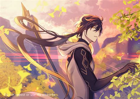 Zhongli And Zhongli Genshin Impact Drawn By Kurashiki Danbooru