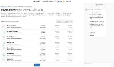 Payroll Entry Requests Employer Guidance Brightpay Documentation