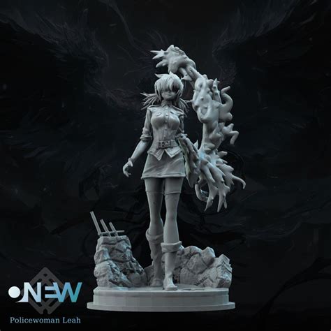 3d Printable Policewoman Leah By Onew
