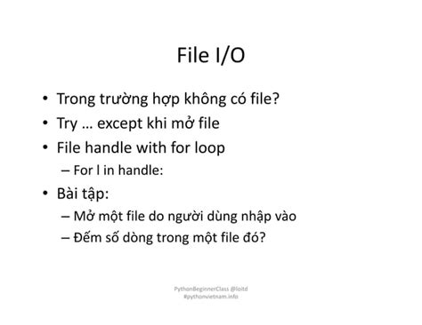 Python Beginner Class Day 09 Fileio Pdf