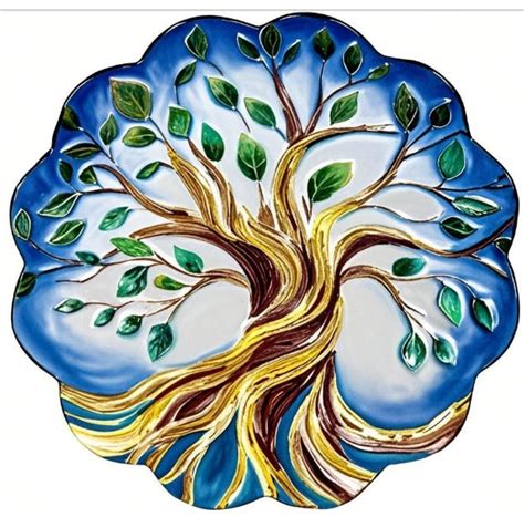 Metal Tree Of Life Bird Bath With Stand Presents Of Mind