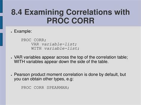 PPT Chapter 8 Using Basic Statistical Procedures PowerPoint Presentation ID 4741104