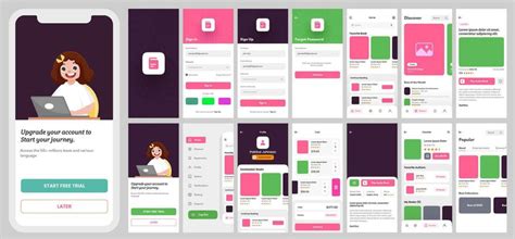 Mobile Ui Kit Vector Art Icons And Graphics For Free Download