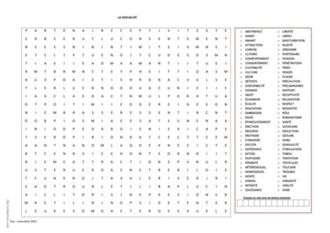 Sex Français FLE fiches pedagogiques pdf doc