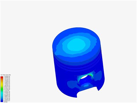 Engine Piston By Kishor01 Simscale
