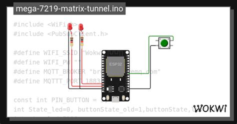 Mega Matrix Tunnel Ino Copy Wokwi Esp Stm Arduino Simulator