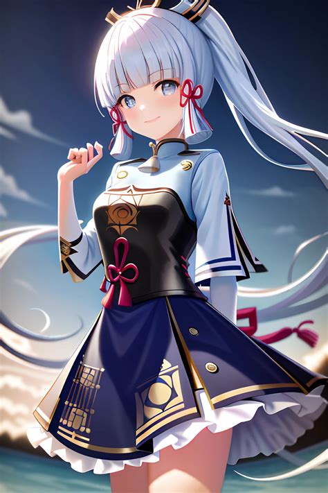 Tmasterpiece，a High Resolution，best Qualtiy，1girl Solo，kamisatoayaka