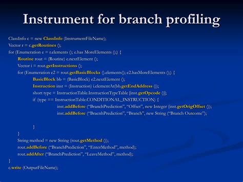 ppt readings on instrumentation profiling and tracing powerpoint