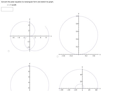 Solved Convert The Rectangular Equation To Polar Form And