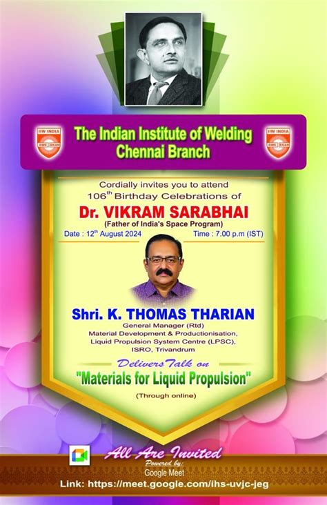 Midhin Murali On Linkedin Vikramsarabhai Isro Materialsscience Liquidpropulsion