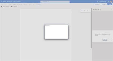 Ntext Ui Displaydialogasync With A Sharedruntime Creates An Empty Dialog Overlay
