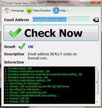 Share A Freeware Verify If Email Address Is Really Existing Seek The Sun Slowly