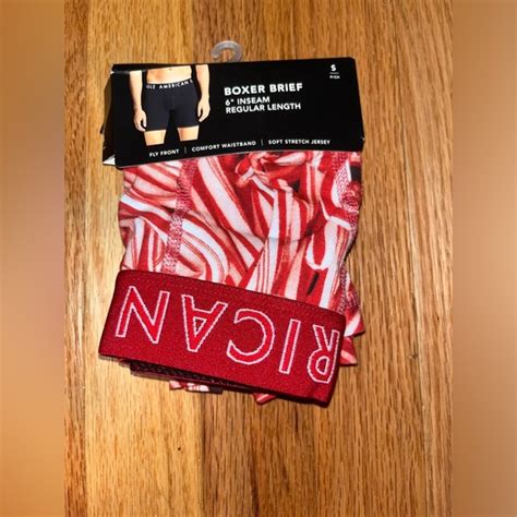 American Eagle Outfitters Underwear And Socks American Eagle Candy Cane Boxer Briefs Poshmark