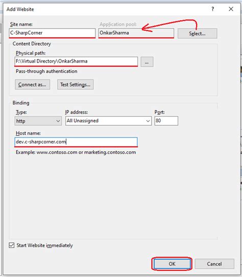 How To Change Localhost To Custom Domain Name In IIS