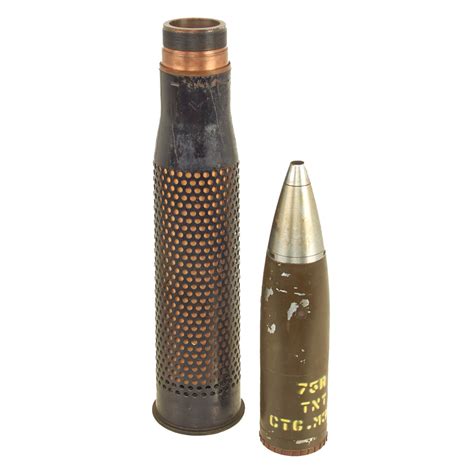 Original Us Korean War 75mm M20 Recoilless Rifle 1950 Dated Inert M3