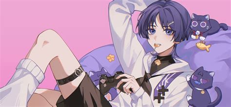 Scaramouche And Scaramouche Genshin Impact Drawn By Unik Danbooru