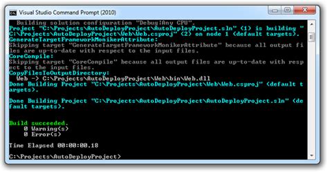 Teamcity Subversion Web Deploy Part 2 Msbuild And Deployable