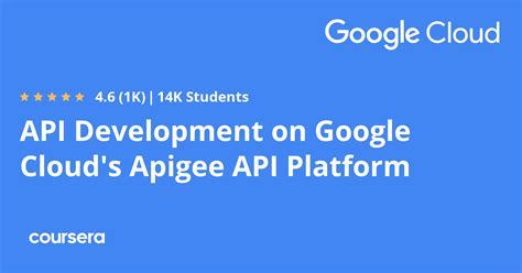 API Development On Google Cloud S Apigee API Platform Coursera