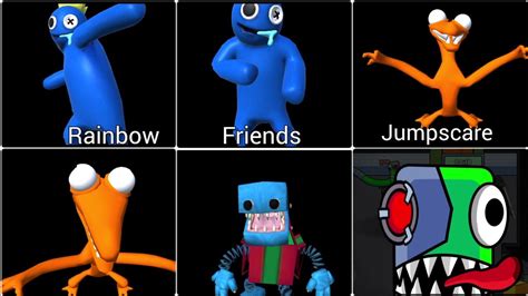 Rainbow Friends All Jumpscare Youtube