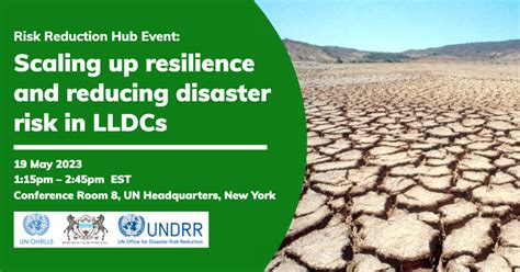 Risk Reduction Hub Event Scaling Up Resilience And Reducing Disaster Risk In Lldcs Office Of