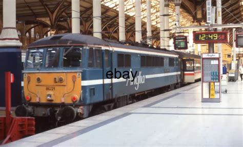 35mm Railway Slide Anglia Electric Loco Class 86 86221 Liverpool 35mm Railway Slide Anglia Electric Loco Class 86 86221 Liverpool