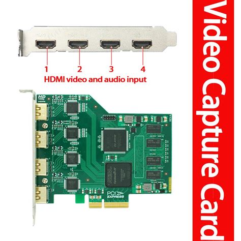 4ch Input 1080p 3g Sdi Video Capture Card Used For Non Linear Editing