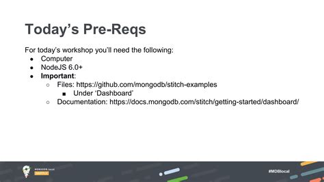 Implementing Your Full Stack App With Mongodb Stitch Tutorial Ppt