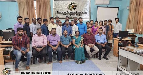 கல்வி ஊக்குவிப்பு ஒன்றியத்தின் 30 வருட நிறைவையொட்டி arduino தொழினுட்பம் சம்பந்தமான மூன்று நாள்